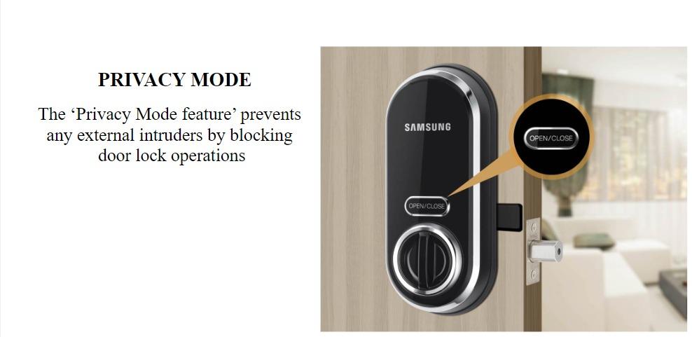 Samsung SHP-DS510 Digital Door Lock (Deadbolt), Furniture & Home Living ...
