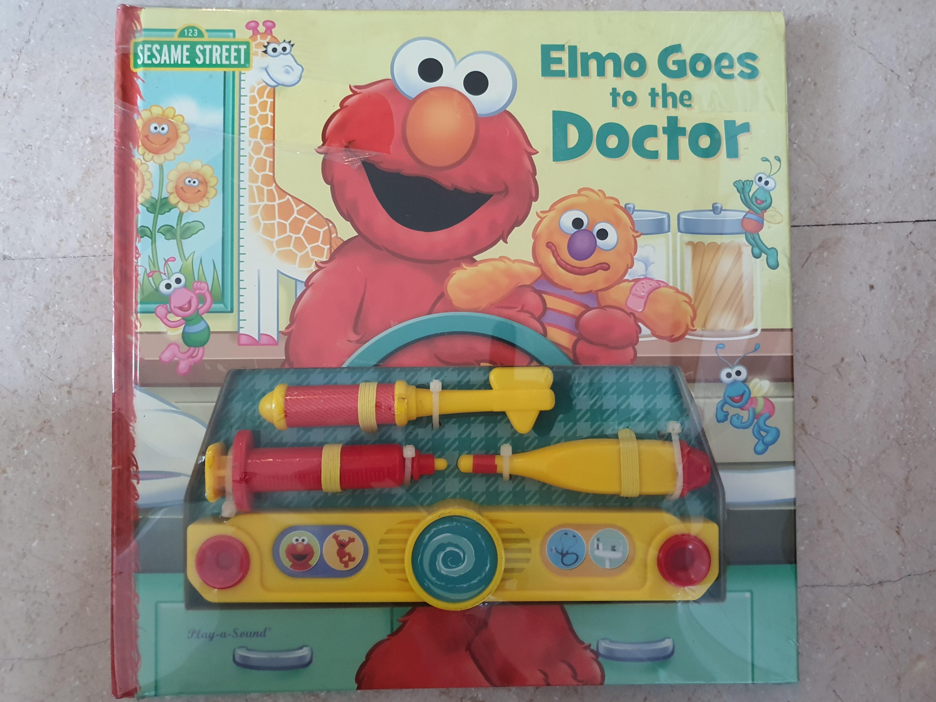 Sesame Street Elmo Goes to Doctor Sound Book, Hobbies & Toys, Books ...