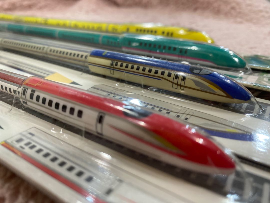 Shinkansen pencils with pencil caps, Hobbies & Toys, Stationery & Craft ...