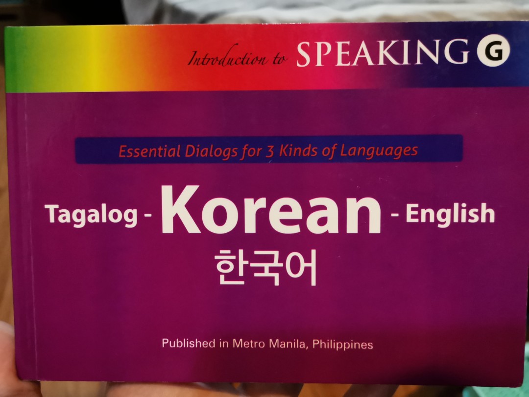Tagalog-Korean Language Translation, Hobbies & Toys, Books & Magazines ...