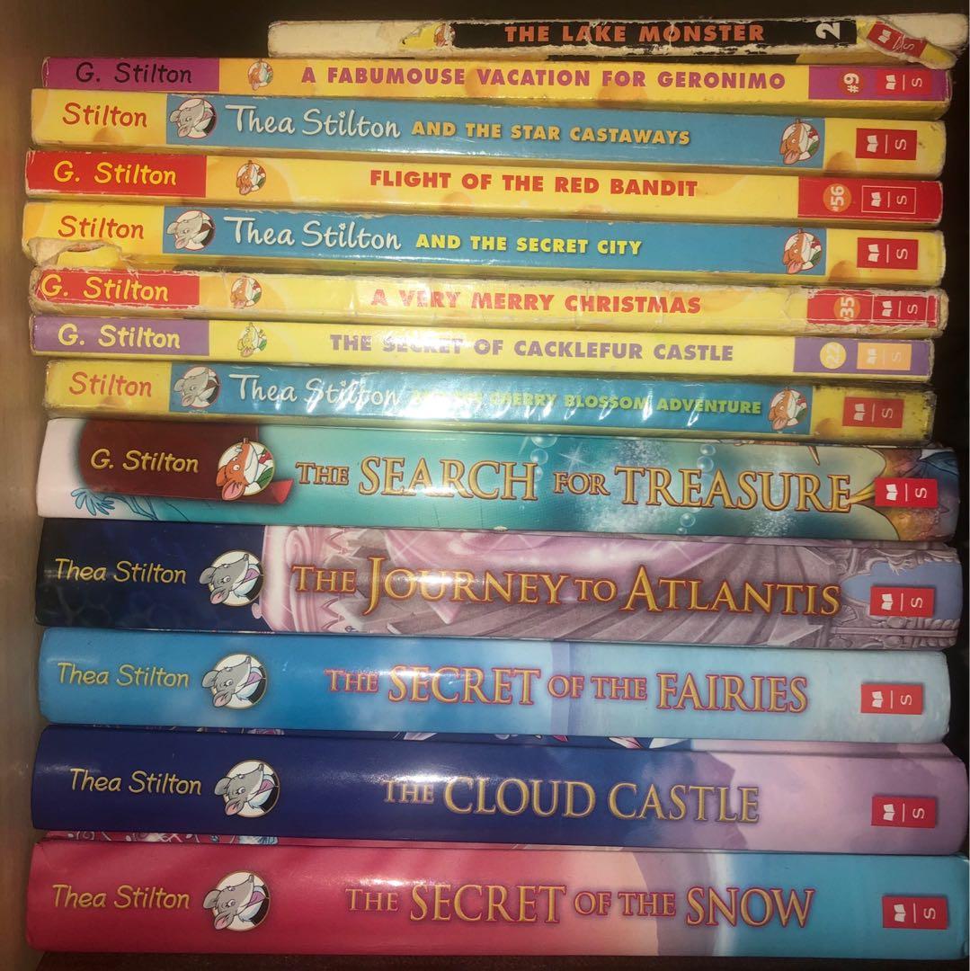 Thea Stilton & Geronimo Stilton Books Bundle, Hobbies & Toys, Books ...