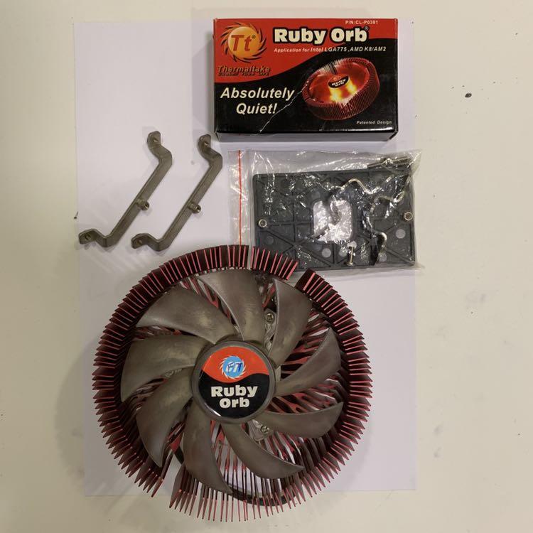 Thermaltake Ruby Orb CPU Cooler, Computers & Tech, Parts & Accessories, Computer Parts on Carousell
