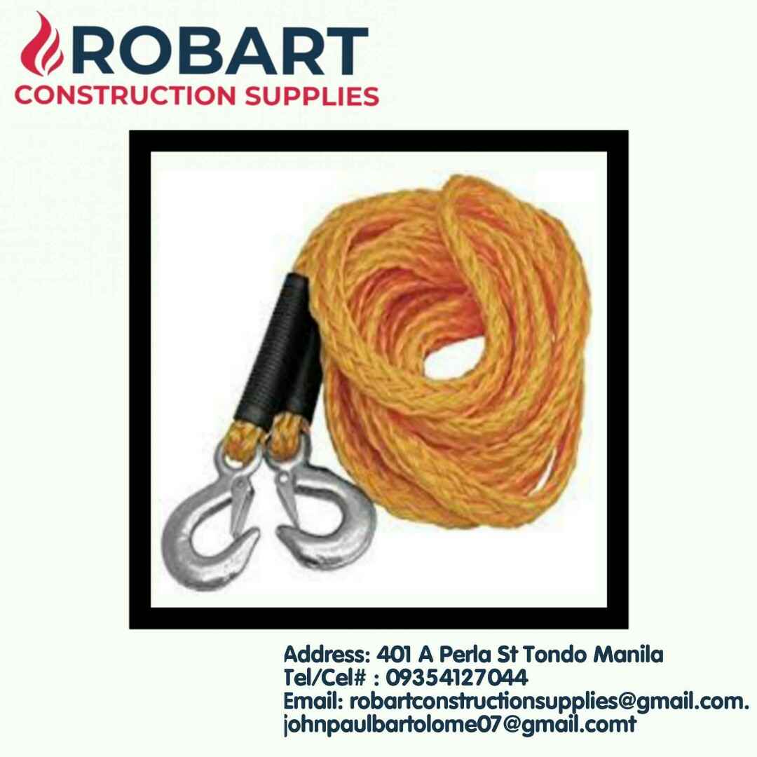 Tow Rope, Commercial & Industrial, Construction Tools & Equipment on ...
