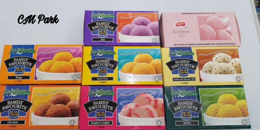 Traditional Ice Cream 1 litre Pack - Mingo / Evergreen, Food & Drinks ...