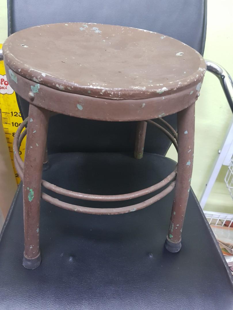 Vintage metal stool, Babies & Kids, Baby Nursery & Kids Furniture, Kids ...