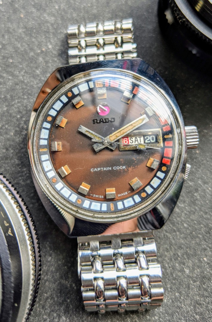 Vintage Rado Captain Cook Automatic Watch, Women's Fashion, Watches ...