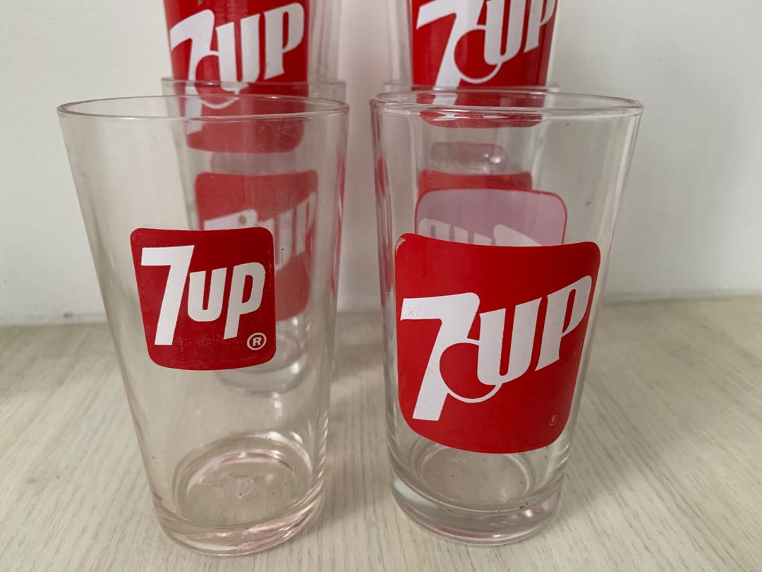 Vintage/Old 7Up Glass Cup, Hobbies & Toys, Memorabilia & Collectibles ...