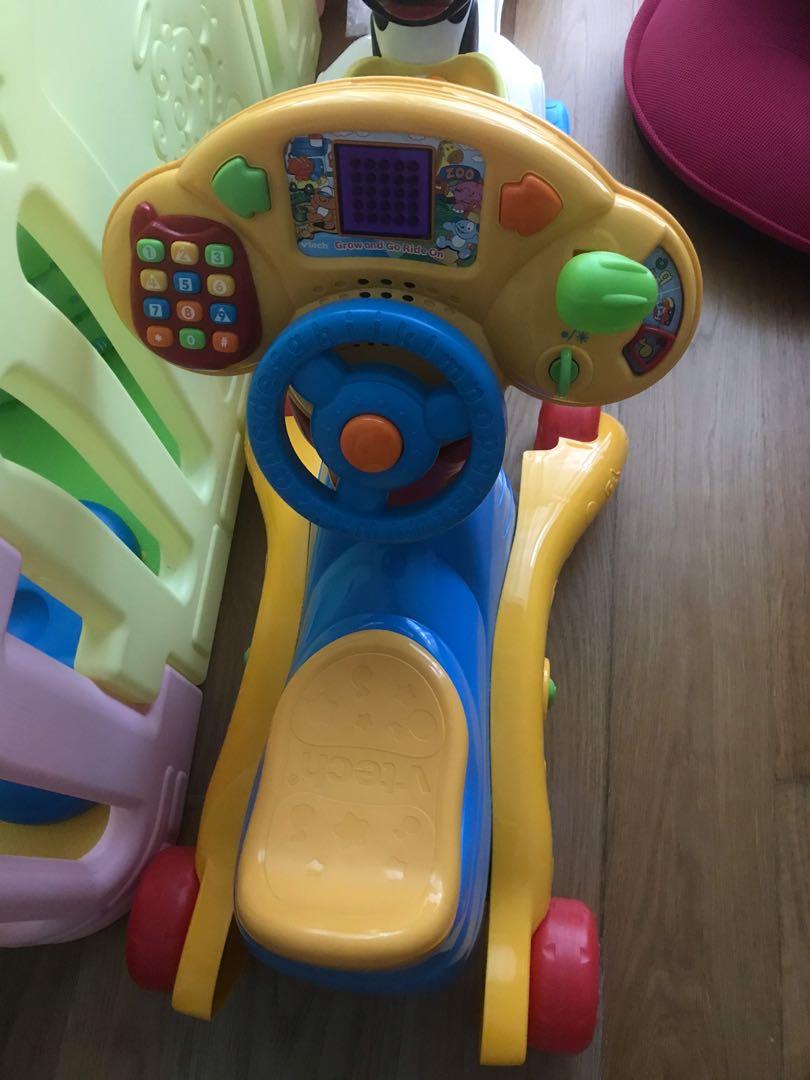 Vtech grow and go ride on alphabets numbers songs, Babies & Kids ...
