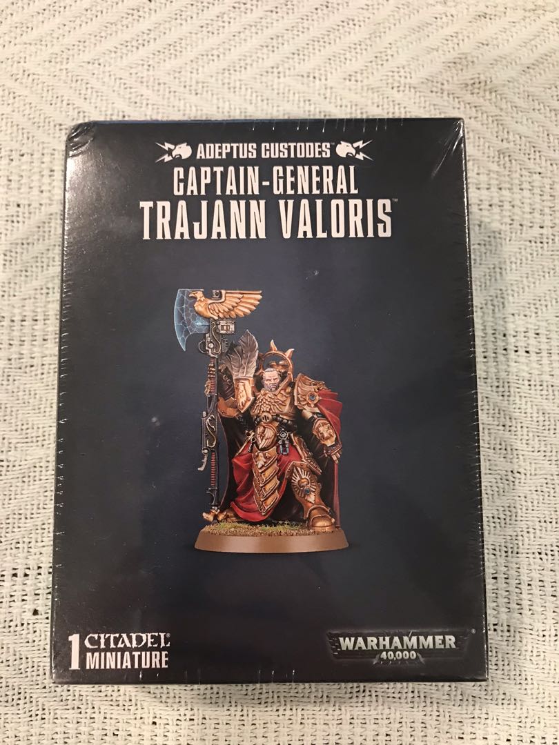 Warhammer 40k - Trajan Valoris Adeptus Custodes, Hobbies & Toys, Toys ...