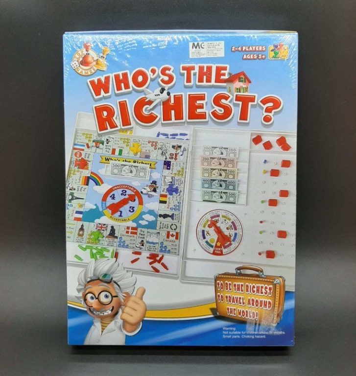 WHO’S THE RICHEST? – BOARD GAME, Toys & Games, Video Gaming, Others on ...