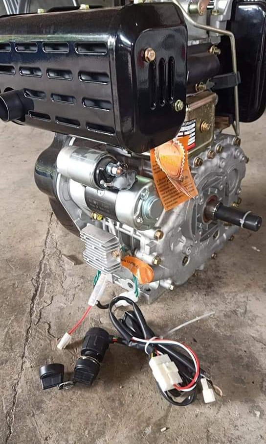 Yamma Diesel Engine 12HP with Starter, Commercial & Industrial ...