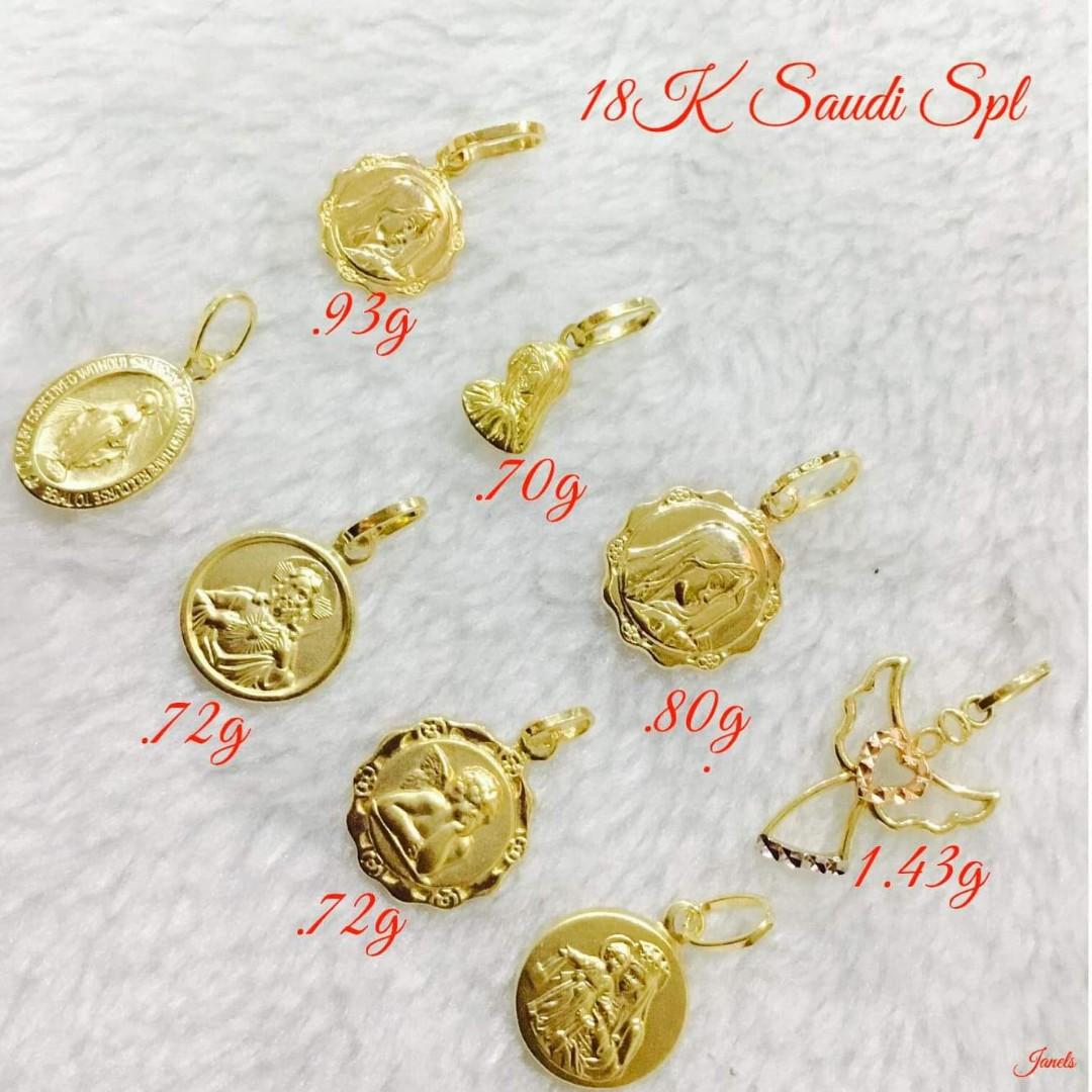 18K Saudi Gold Religious Pendant VSPL, Women's Fashion, Jewelry ...