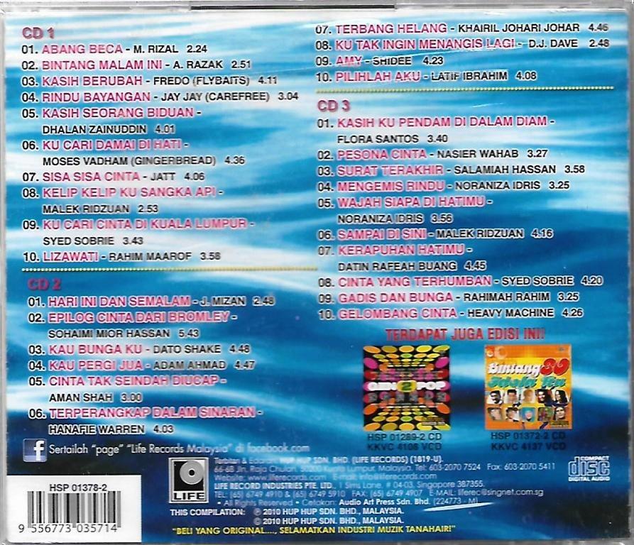 Bagus 80 - Gemilang Pop Pop Pop 80an 3CD Fredo Flybaits Jay jay Moses ...