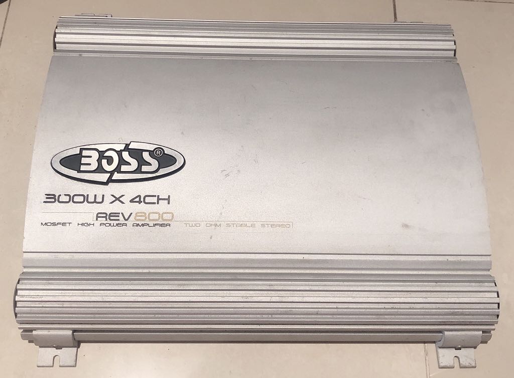 Boss rev amplifier 4 ways channels, Car Accessories, Accessories on ...