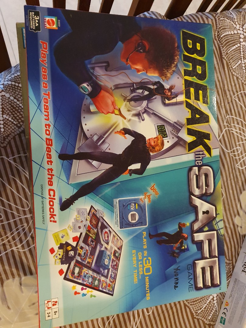 Break the safe board game, Toys & Games, Board Games & Cards on Carousell