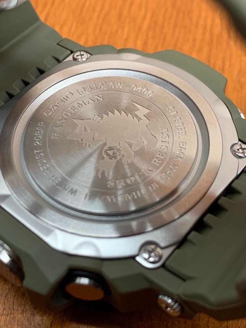 Casio G-Shock Rangeman Green Resin Sport, Men's Fashion, Watches ...