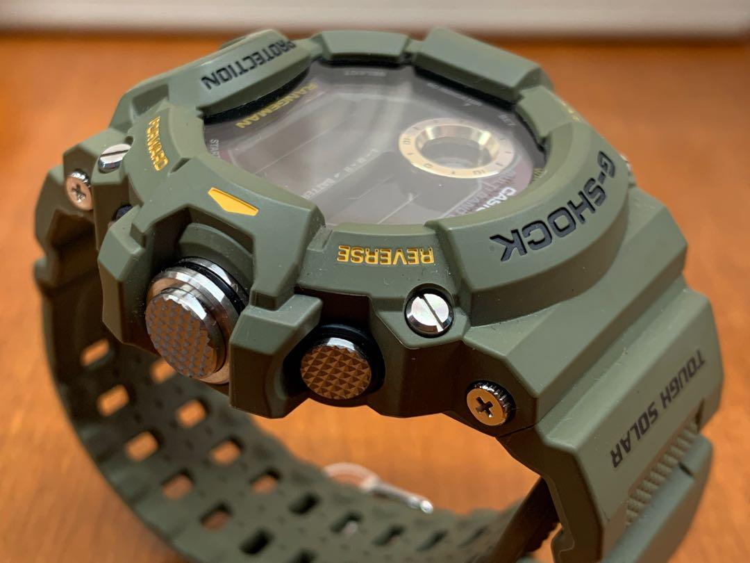 Casio G-Shock Rangeman Green Resin Sport, Men's Fashion, Watches ...