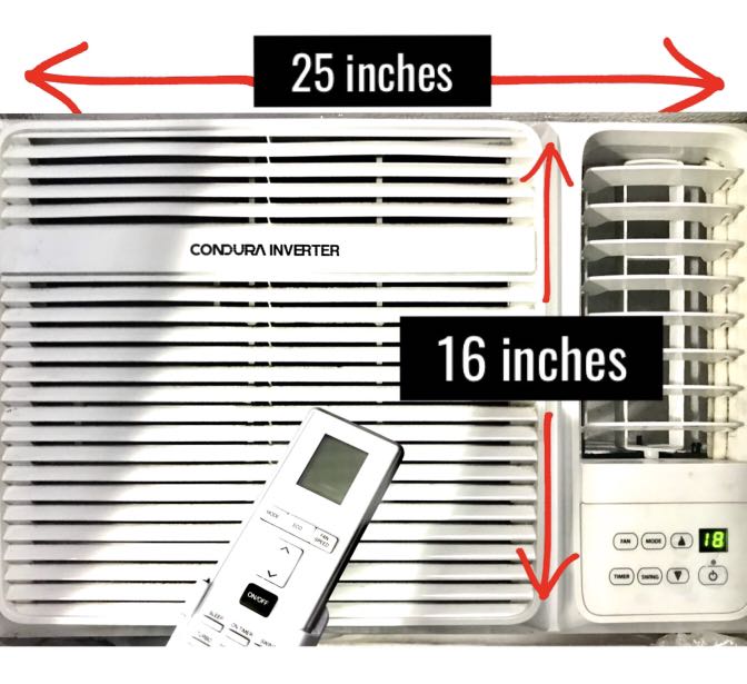 CONDURA 1HP window type Full Inverter Aircon, TV & Home Appliances, Air ...