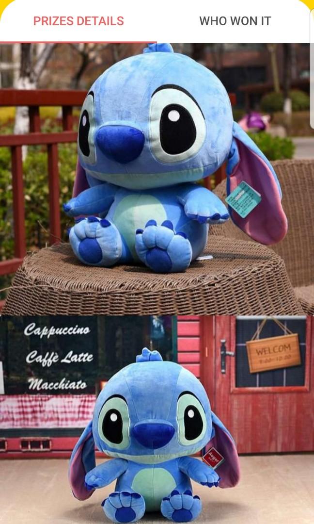 Affordable Cute 30 cm Stitch Plush Toy Caught From Online Claw Machine ...