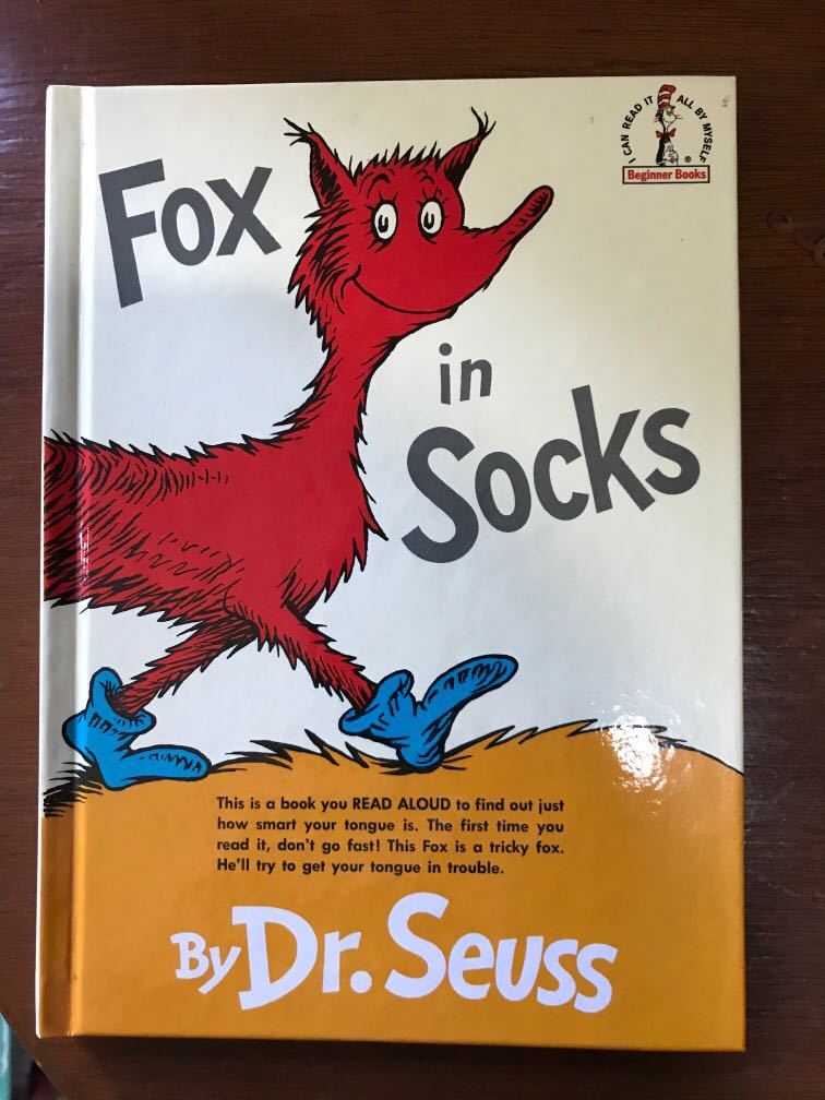 Dr. Seuss Fox in Socks Book hardbound, Hobbies & Toys, Books ...