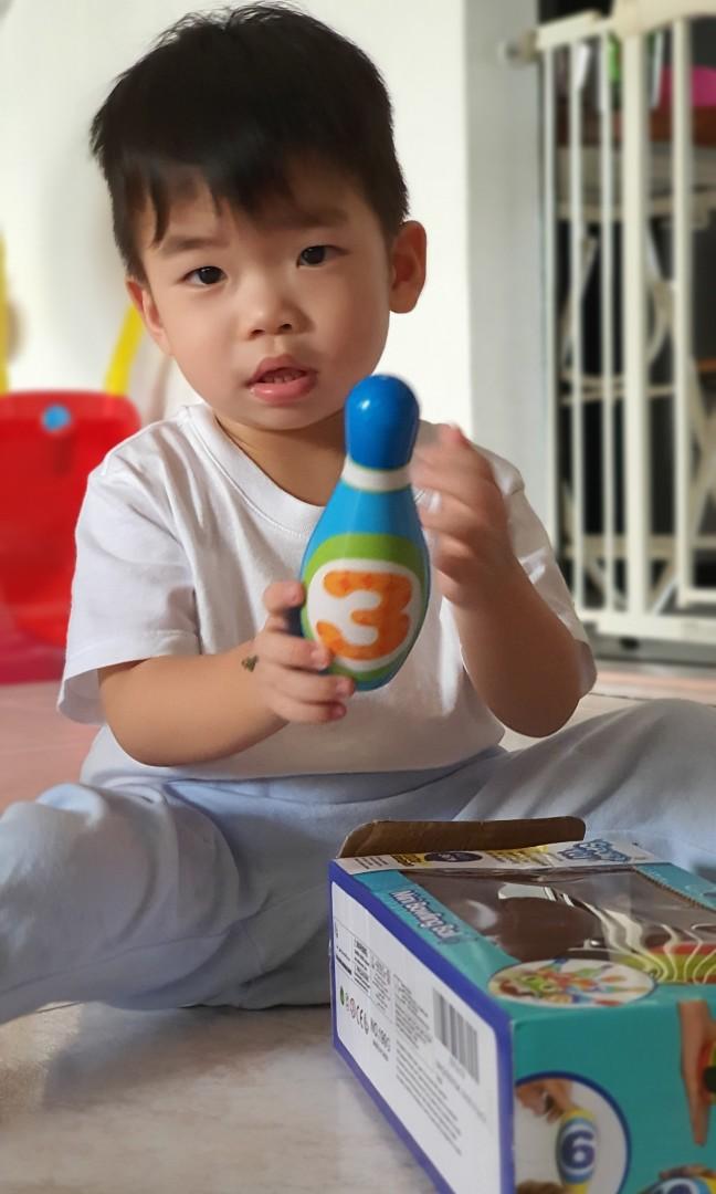 Educational Soft Bowling Set, Hobbies & Toys, Toys & Games on Carousell