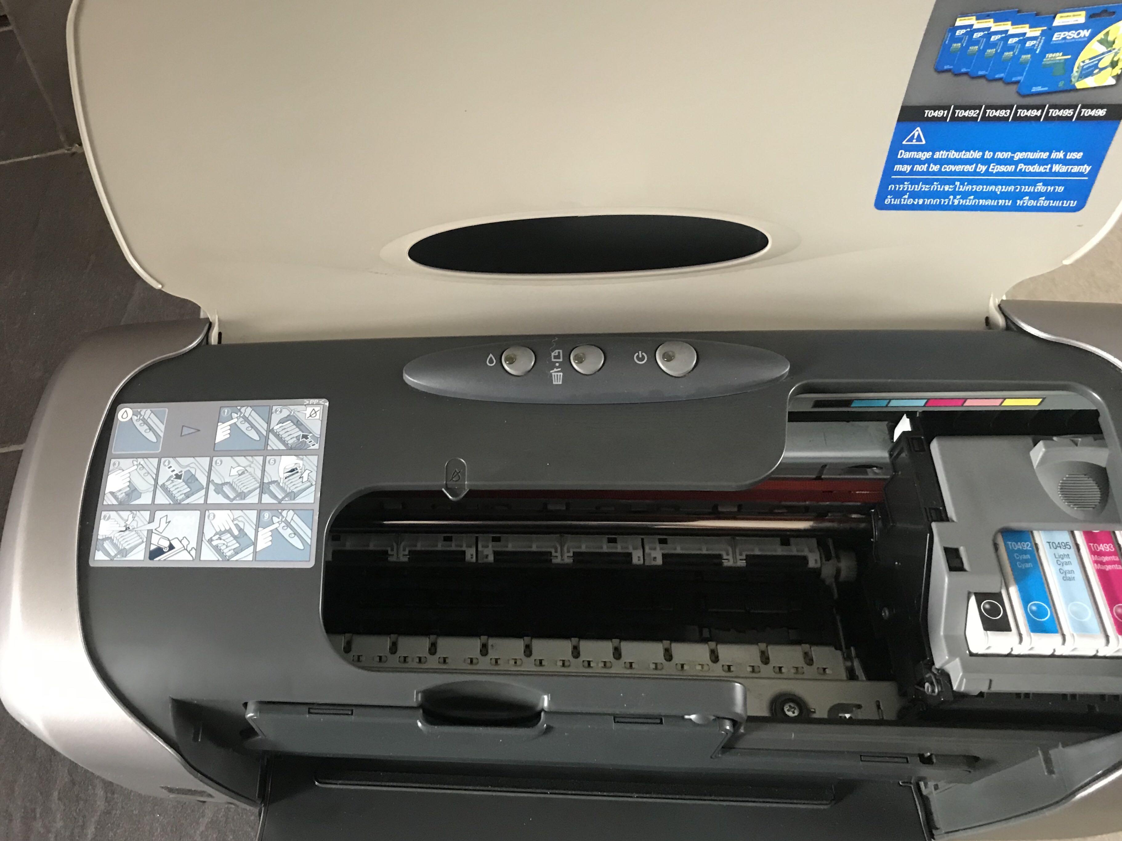 Epson Stylus Photo R230 6 Colour Inkjet Printer, Computers & Tech ...