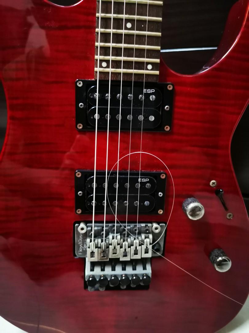 ESP LTD M-100FM Electric Guitar, Hobbies & Toys, Music & Media, Musical ...