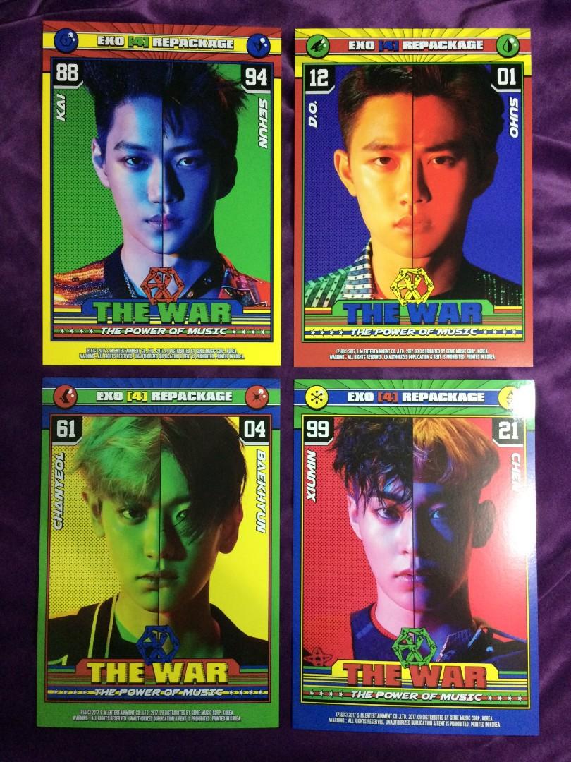 Exo Photo Cards