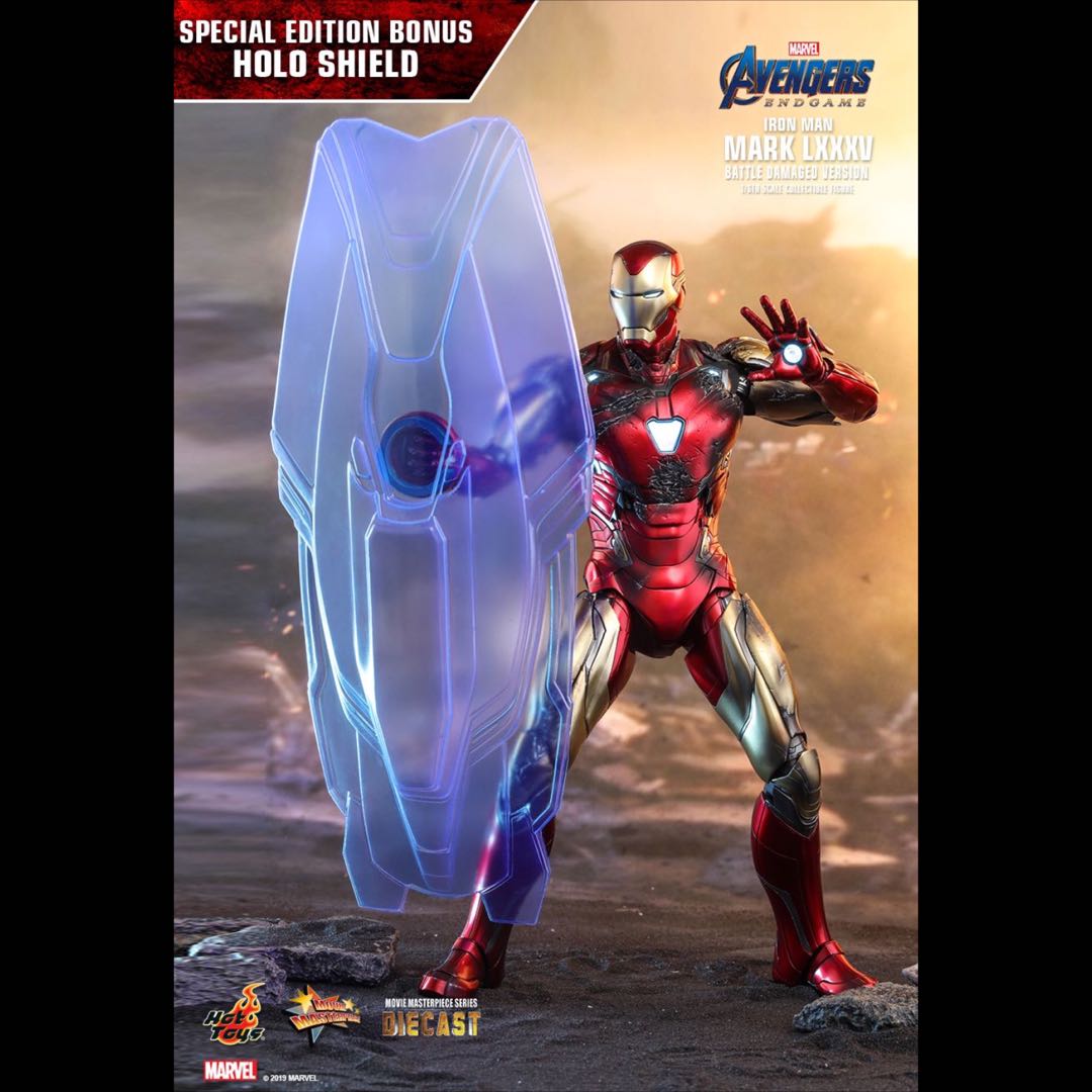 Hot Toys Iron Man Mark 85 (Battle Damaged) Special Edition, Hobbies ...