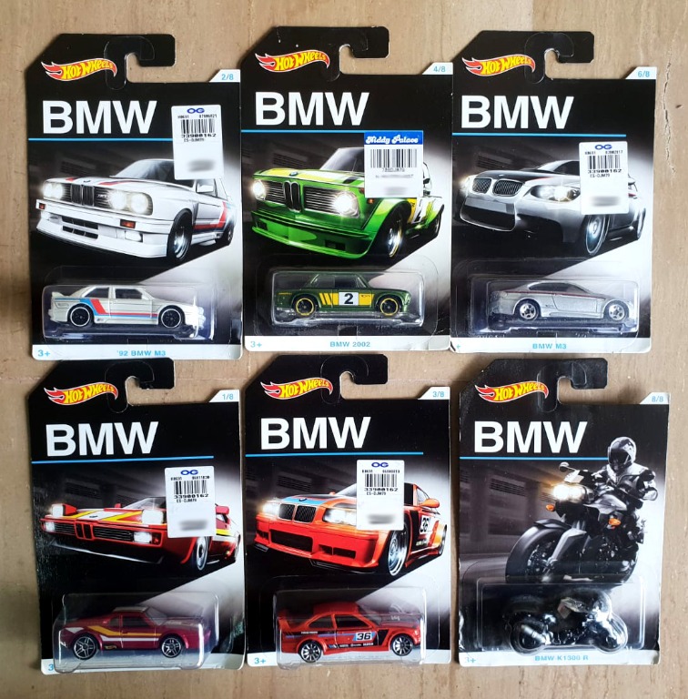 Hot Wheels BMW Set of 6 cars, Hobbies & Toys, Toys & Games on Carousell