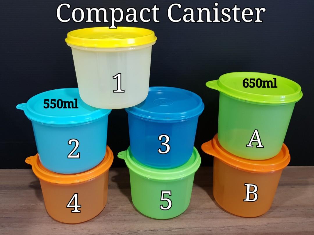 Instock Authentic Tupperware Compact Canister, TV & Home Appliances ...