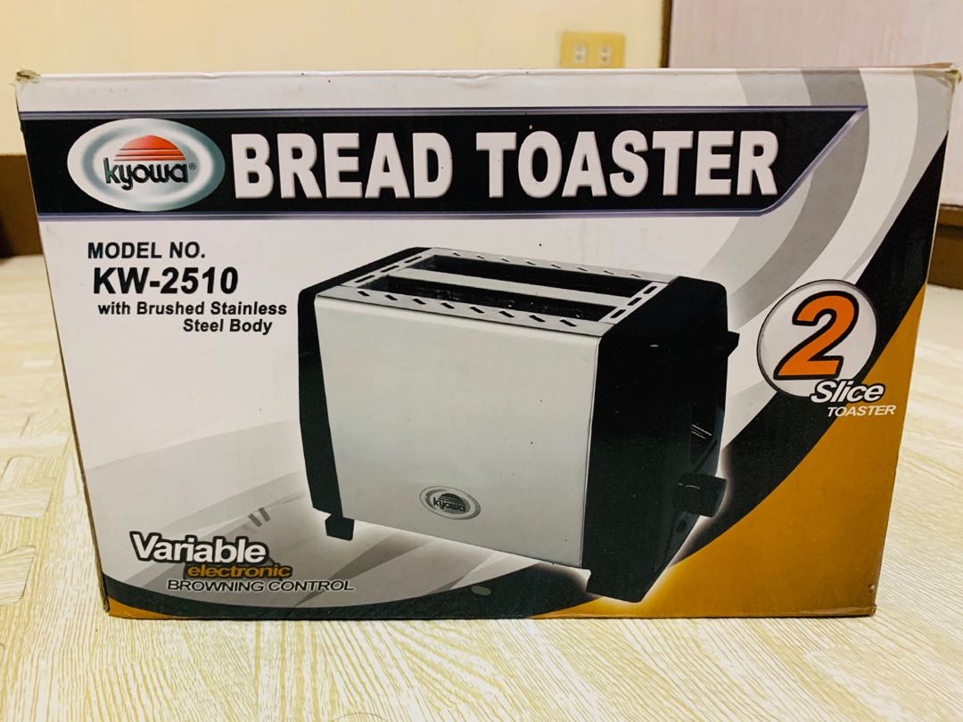 Kyowa KW-2510 Standard 2-Slice Auto Pop-up Bread Toaster, Furniture ...