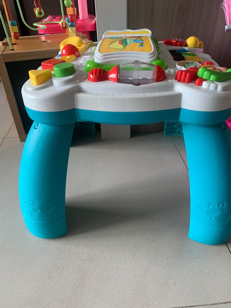 Leapfrog Activity Table, Babies & Kids, Toys & Walkers on Carousell