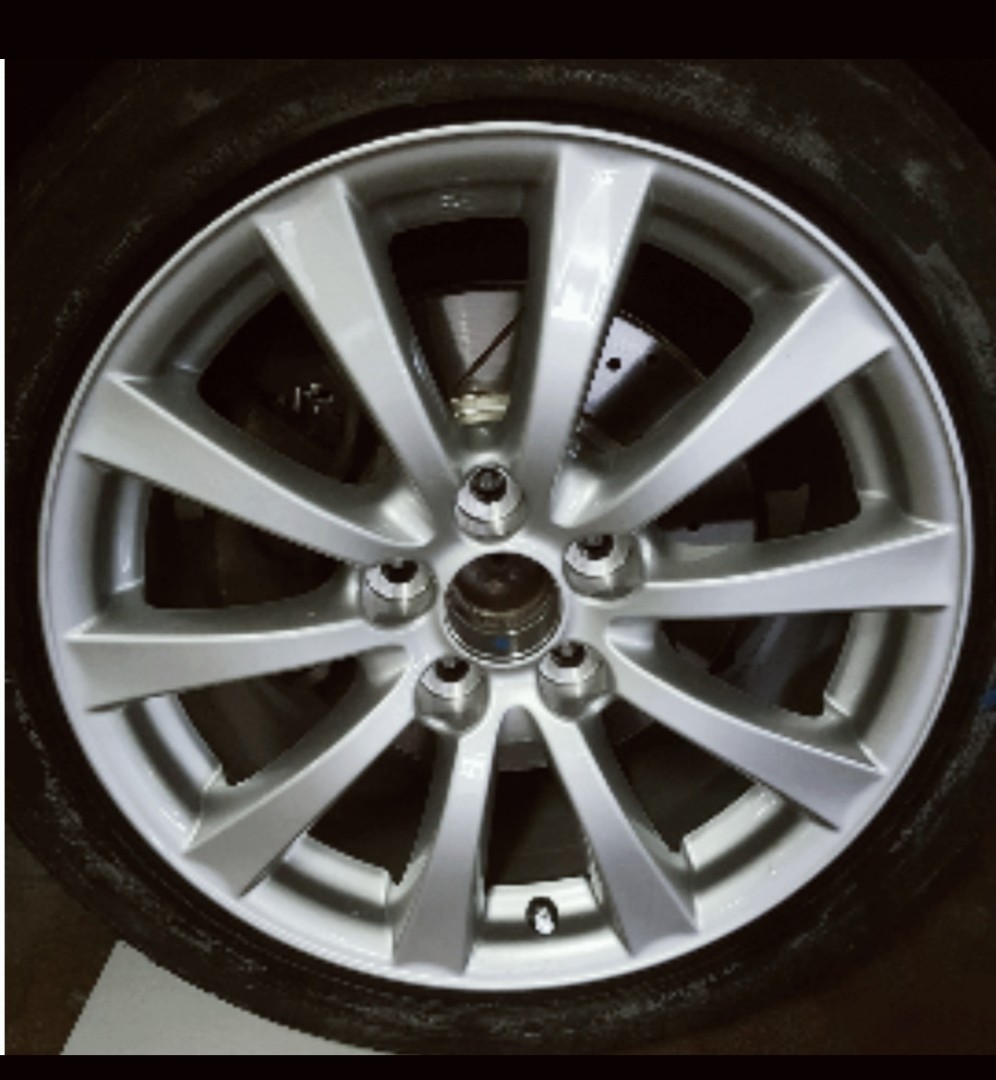 Lexus IS250 original 17" rims, Car Accessories, Tyres & Rims on Carousell