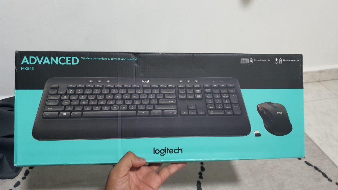 Logitech Advanced MK545 Wireless Keyboard and Mouse, Electronics ...