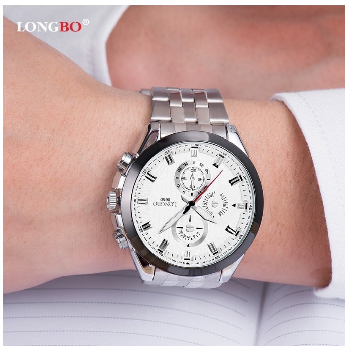 LONGBO 100% Original Men's Quartz Watch 8650, Men's Fashion, Watches ...