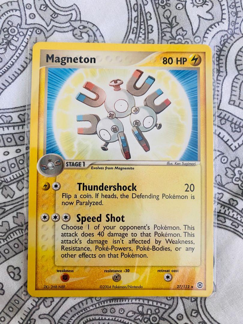 Magneton Rare Pokemon Card, Hobbies & Toys, Toys & Games on Carousell