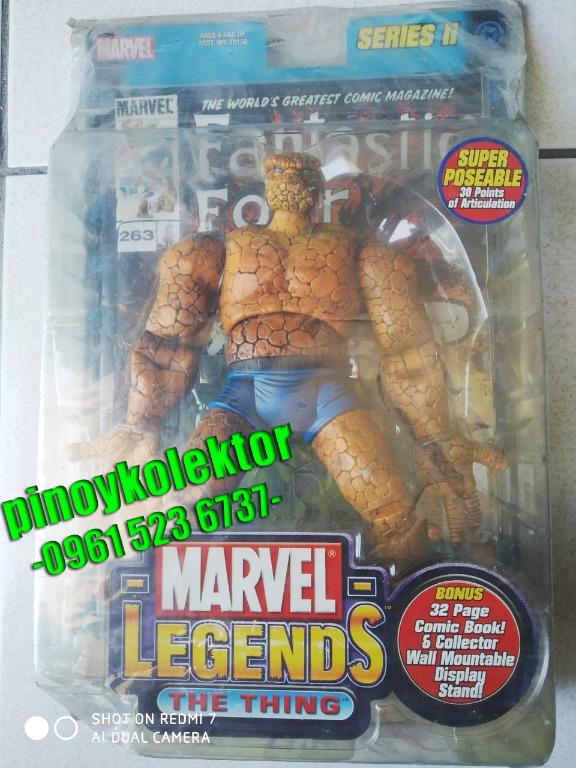 Vintage Marvel Legends The Thing - 2002 Released ToyBiz - Series 2 ...