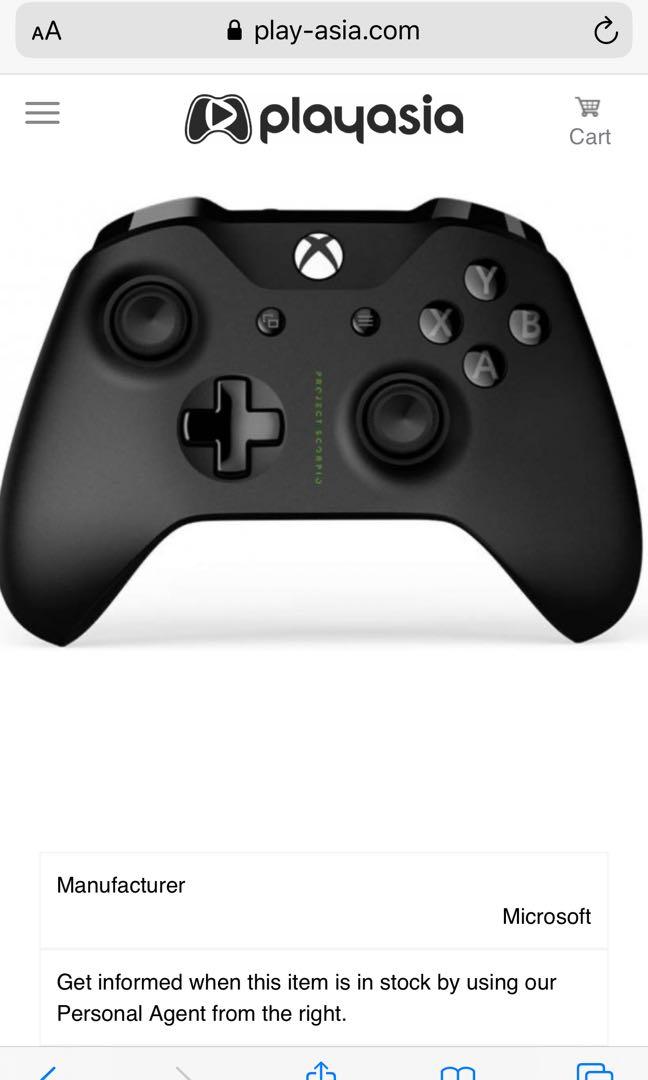 Microsoft Xbox One X Project Scorpio Controller Special Edition, Video ...