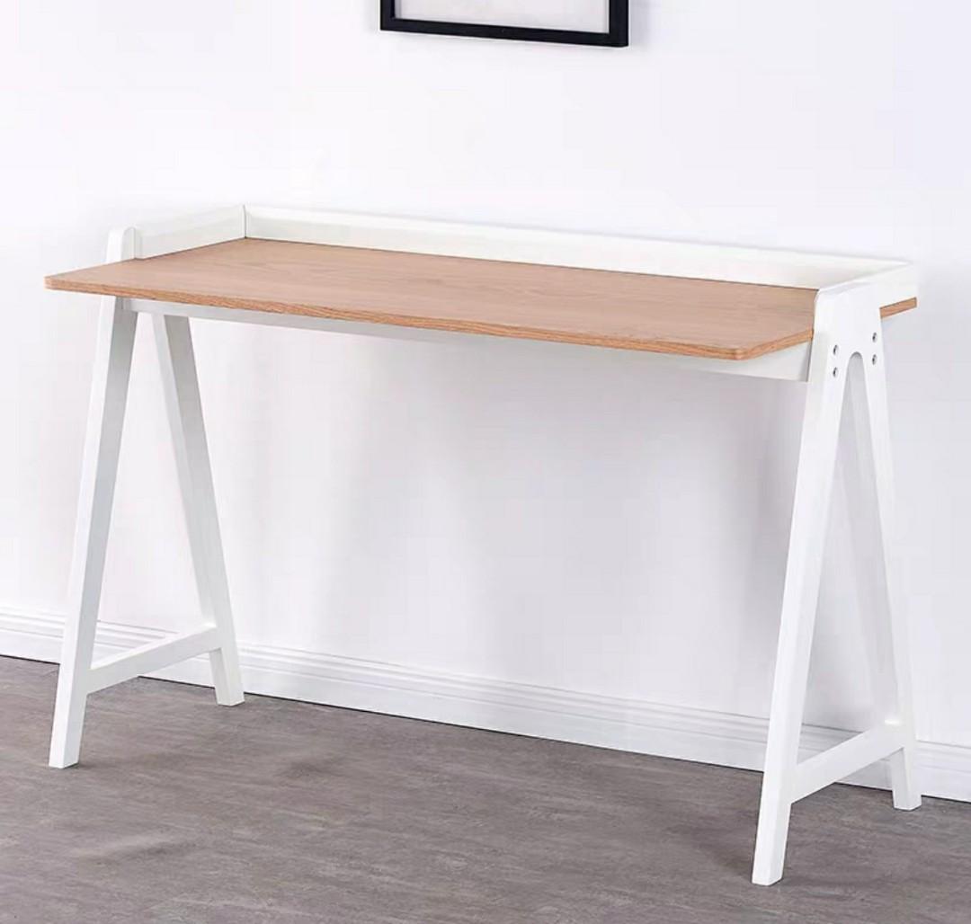 Modern/ industrial/ nordic study table, Furniture & Home Living ...