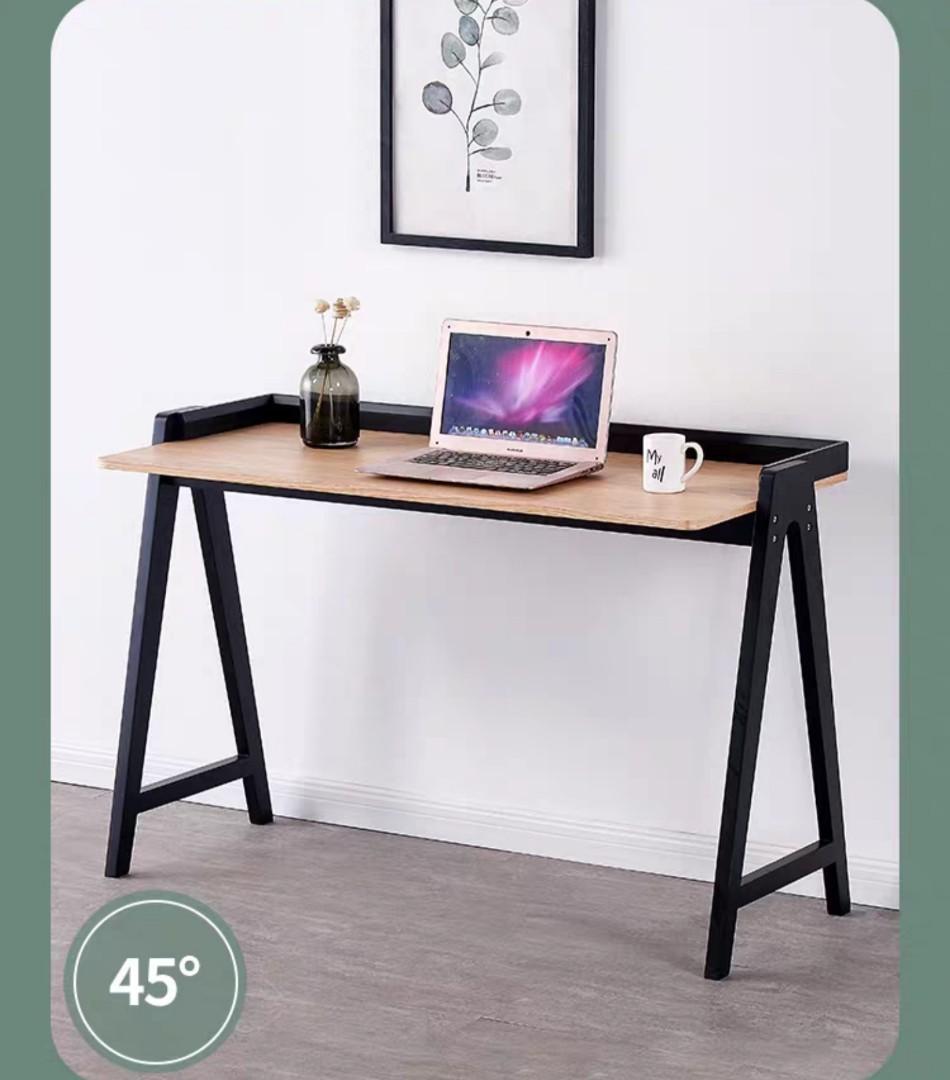 Modern/ industrial/ nordic study table, Furniture & Home Living ...