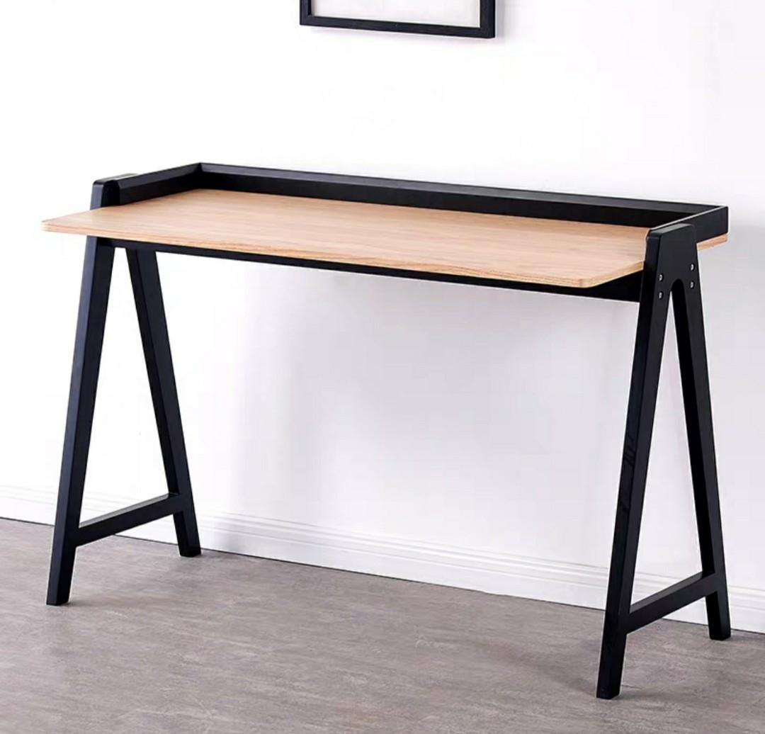 Modern/ industrial/ nordic study table, Furniture & Home Living ...
