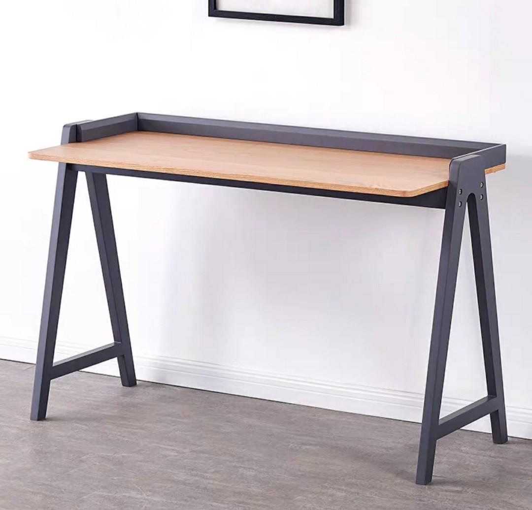Modern/ industrial/ nordic study table, Furniture & Home Living ...