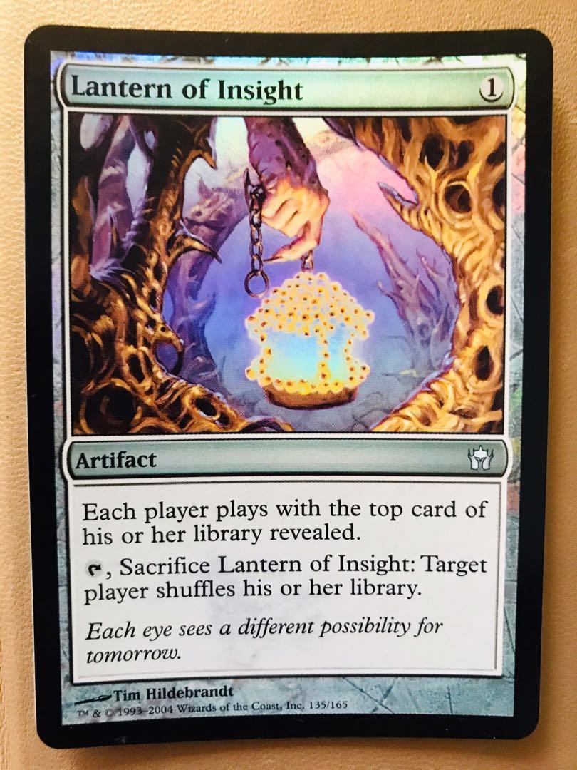 MTG Fifth Dawn Lantern Of Insight (Foil), Hobbies & Toys, Toys & Games ...