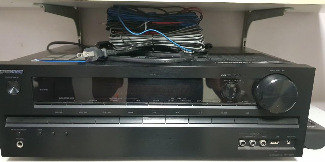 Onkyo HT-R591 5.1 Channel Home Theatre System, Audio, Soundbars ...