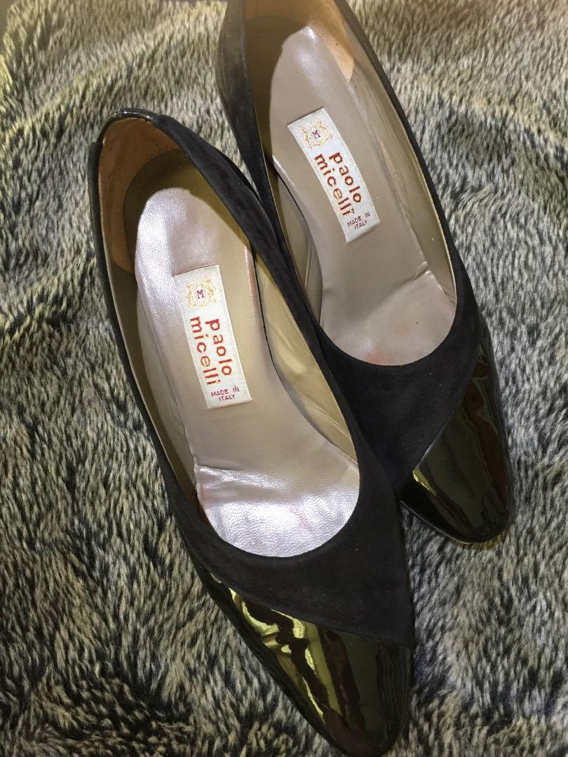 🈹️🎈Paolo Micelli made in Italy 🇮🇹 high heels, 女裝, 鞋, 厚底鞋 - Carousell