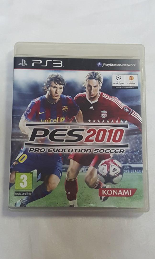 PlayStation 3 PS3 Pro Evolution Soccer PES 2010, Video Gaming, Video ...