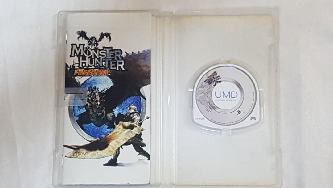 PlayStation PSP Monster Hunter Freedom, Video Gaming, Video Games ...