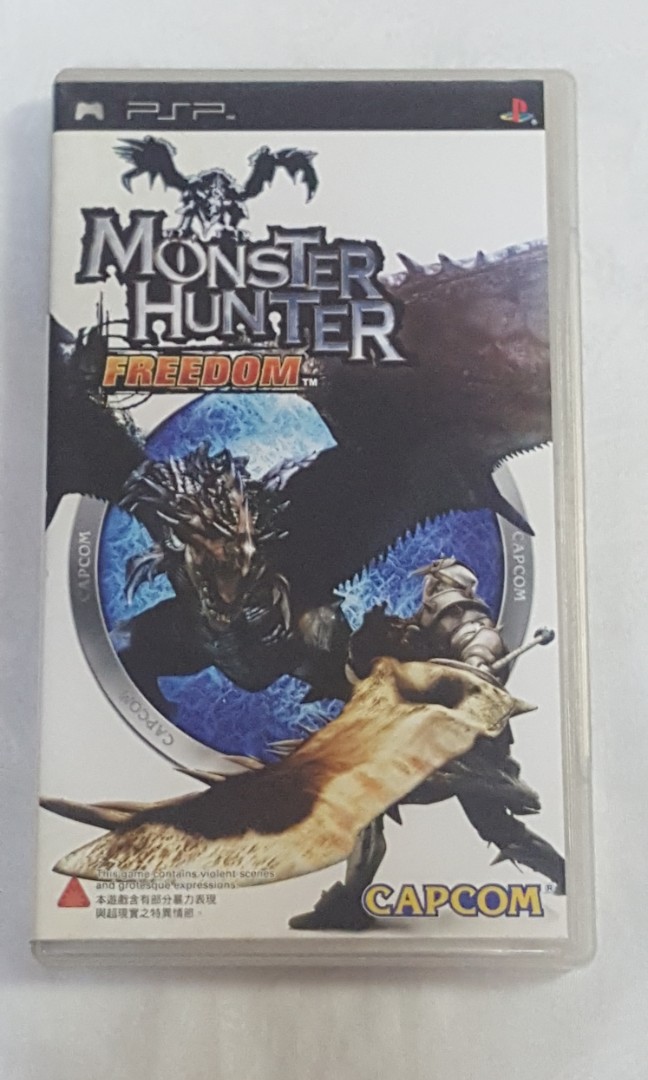 PlayStation PSP Monster Hunter Freedom, Video Gaming, Video Games ...
