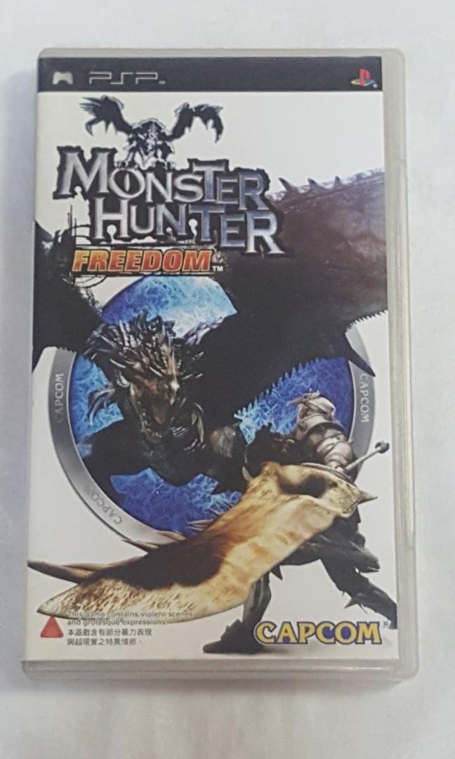 PlayStation PSP Monster Hunter Freedom, Video Gaming, Video Games ...